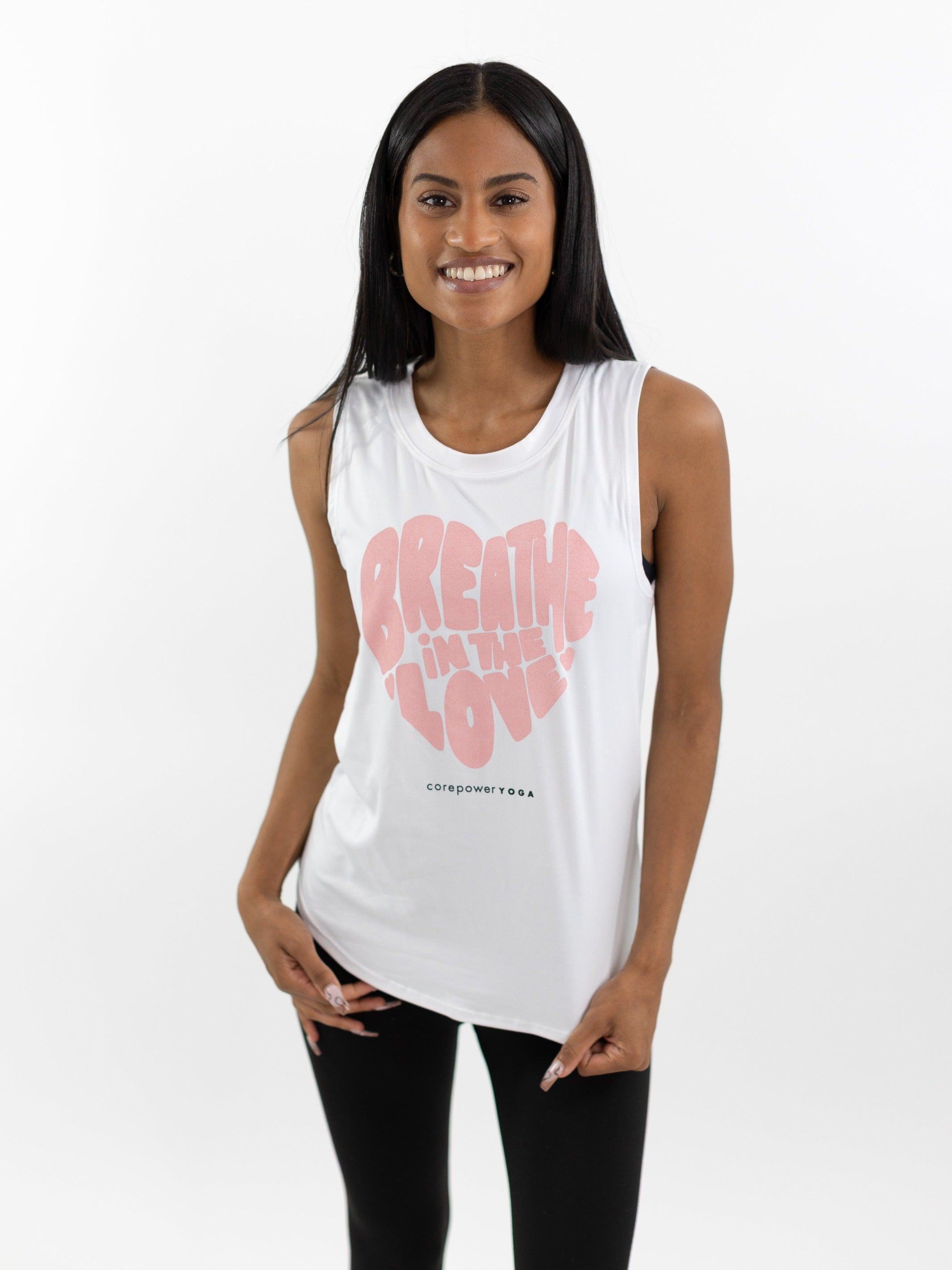 CorePower Breathe Love Tank - FINAL SALE – CorePower Yoga